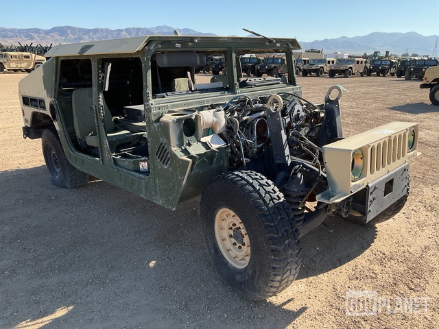 Surplus AM General M1151A1 w/MCTAGS HMMWV 4 Door Hard Top w/Slant Back ...