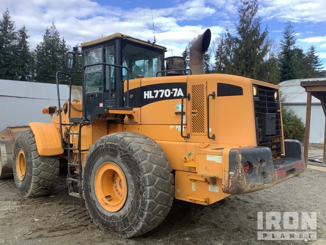 2010 Hyundai HL770-7A Wheel Loader in Hamilton, Washington, United ...