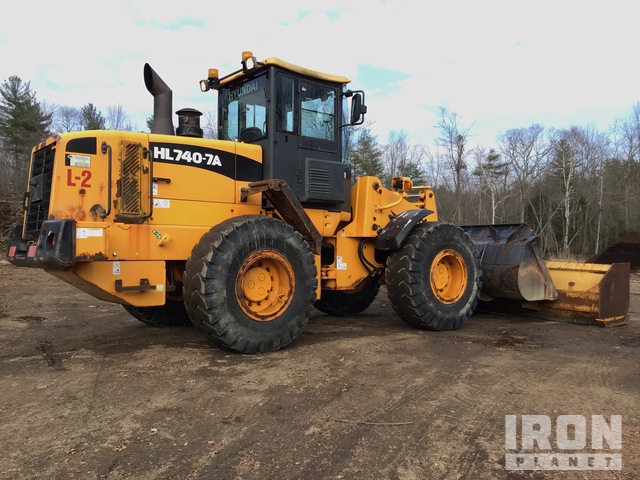 2008 Hyundai HL740-7A Wheel Loader in Auburn, New Hampshire, United ...