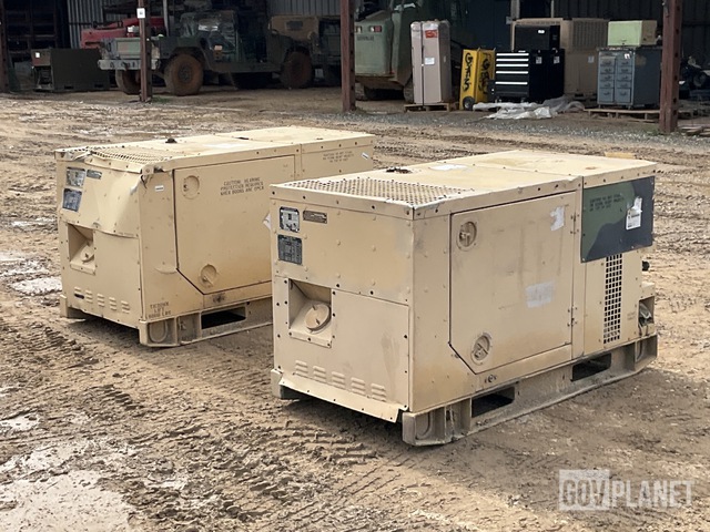 Surplus (1) MEP-813A Generator Set & (1) DRS Fermont MEP-813A Generator ...