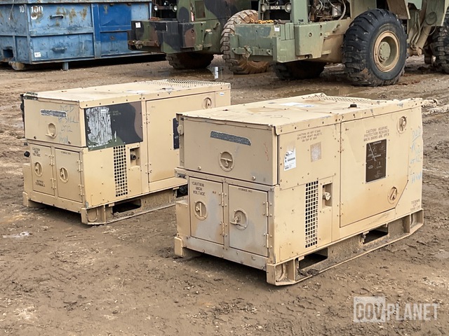 Surplus (1) MEP-813A Generator Set & (1) DRS Fermont MEP-813A Generator ...