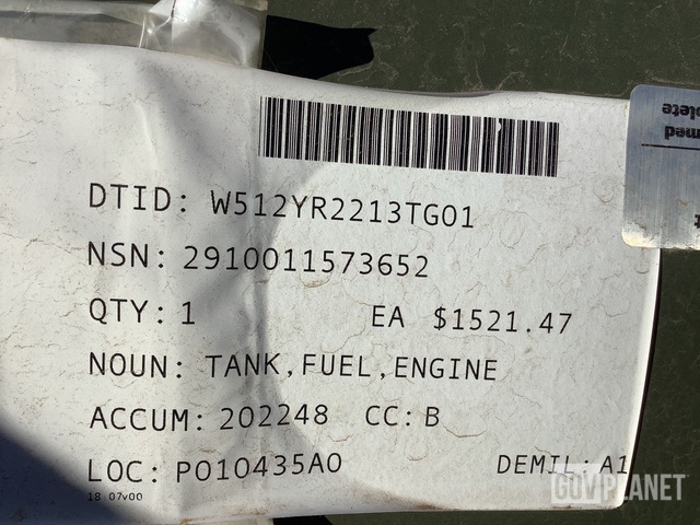 Surplus Tankcraft 1339300 Fuel Tank in Red Rock, Arizona, United States ...