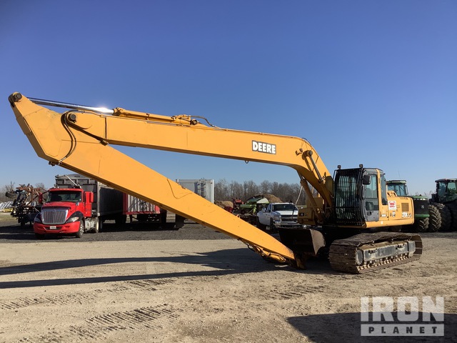 2002 John Deere 270C LC Long Reach Tracked Excavator in Montpelier ...