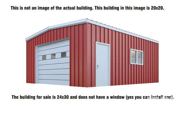 24 ft x 30 ft x 10 ft Steel Storage Building in Niagara Falls, New York ...