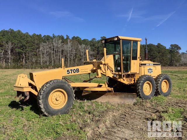 1989 John Deere 570B Motor Grader in Shallotte, North Carolina, United ...