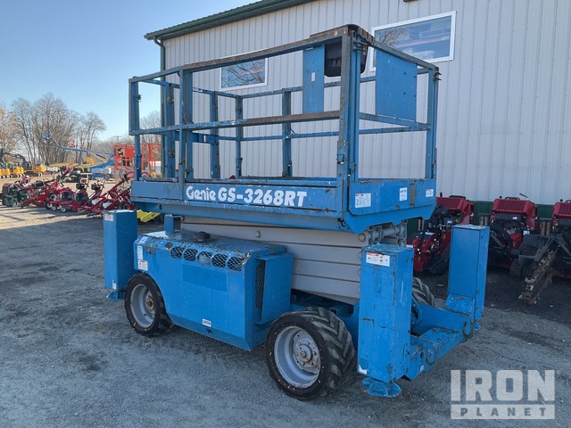 2008 Genie GS-3268RT Diesel 4x4 Scissor Lift in Blandon, Pennsylvania ...