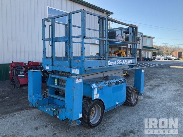 2008 Genie GS-3268RT Diesel 4x4 Scissor Lift in Blandon, Pennsylvania ...