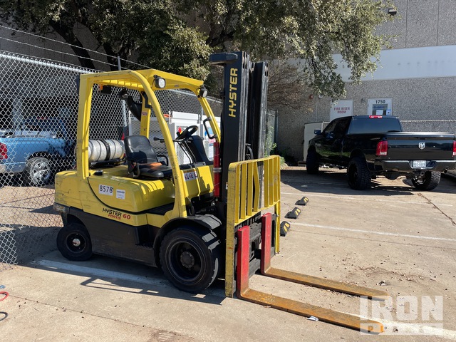 Hyster H60FT 5600 lb LPG Pneumatic Tire Forklift in Grand Prairie ...