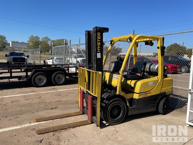 Hyster H60FT 5600 lb LPG Pneumatic Tire Forklift in Grand Prairie ...