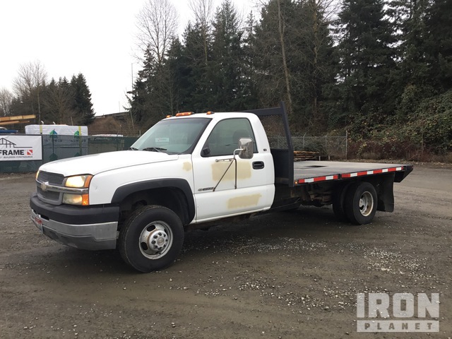 2004 Chevrolet C3500 Silverado 4x2 Flatbed Truck in Tangent, Oregon ...