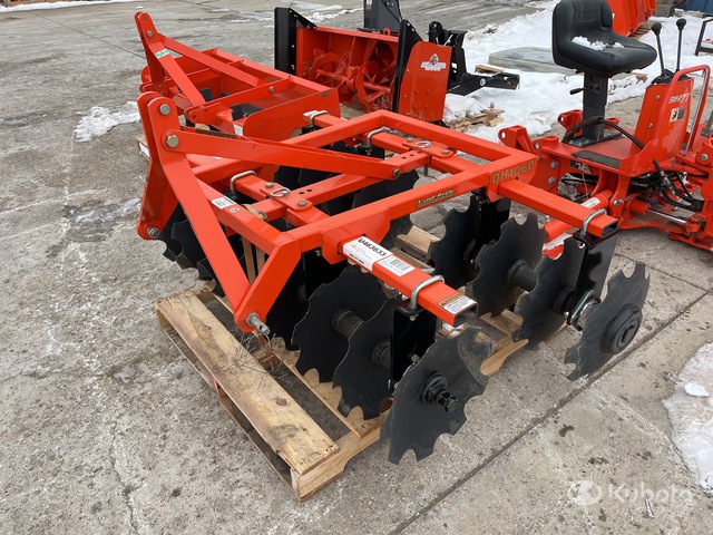 Lot of (1) Land Pride DH1060 Disc Harrow & (1) Land Pride Box Blade ...