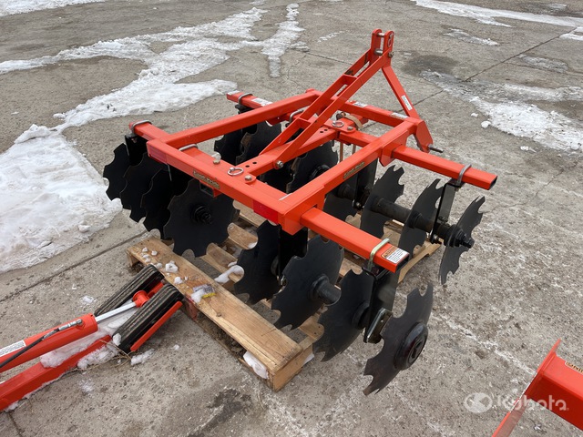 Lot of (1) Land Pride DH1060 Disc Harrow & (1) Land Pride Box Blade ...