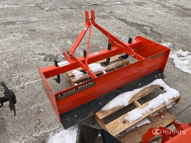 Lot of (1) Land Pride DH1060 Disc Harrow & (1) Land Pride Box Blade ...