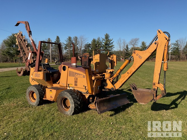 1992 Case 660 4x4 Trencher in Thompson, Ohio, United States (IronPlanet ...