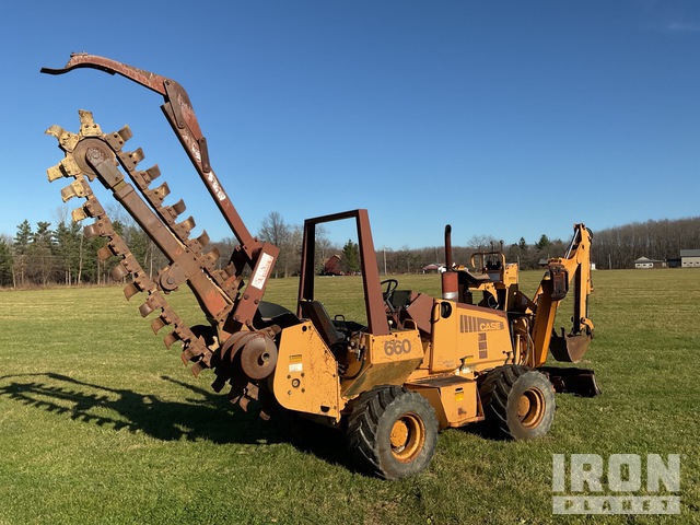 1992 Case 660 4x4 Trencher in Thompson, Ohio, United States (IronPlanet ...