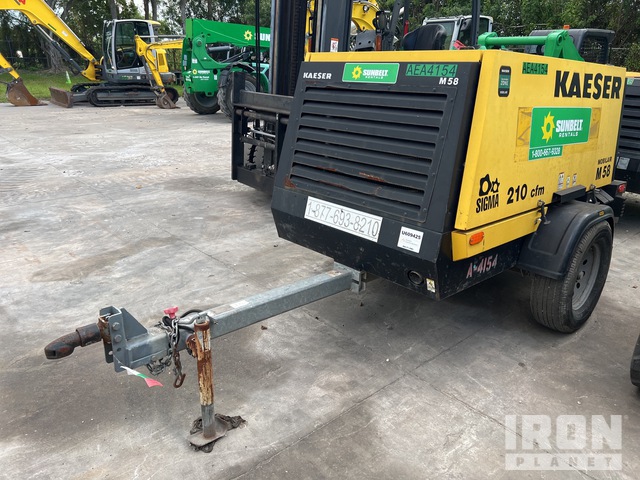 2018 Kaeser M58 210 cfm Mobile Air Compressor in FORT LAUDERDALE ...
