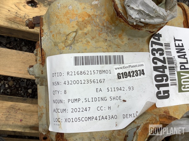 (4) Megator Pumps 2000 Sliding Shoe Pumps in Hermiston, Oregon, United ...