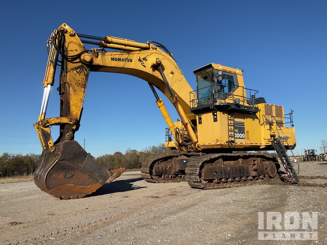 2013 Komatsu PC2000 Tracked Excavator in Pelican, Louisiana, United ...