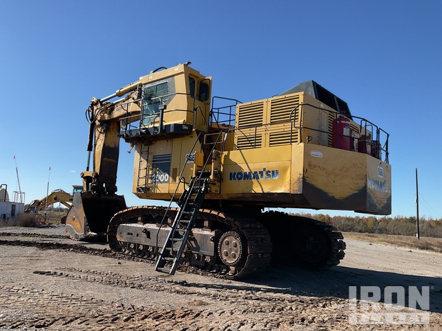 2013 Komatsu PC2000-8 Tracked Excavator in Pelican, Louisiana, United ...