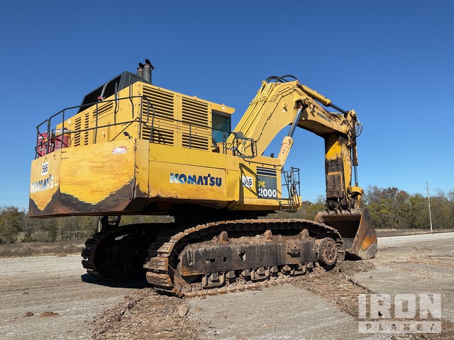 2013 Komatsu PC2000-8 Tracked Excavator in Pelican, Louisiana, United ...
