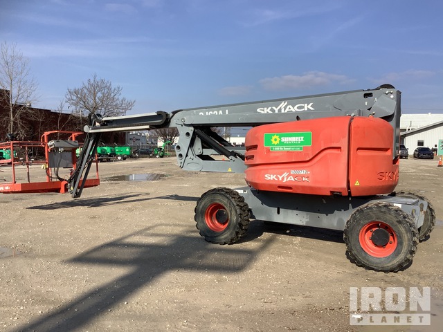 2014 Skyjack SJ63AJ 4WD Diesel Articulating Boom Lift in Evansville ...