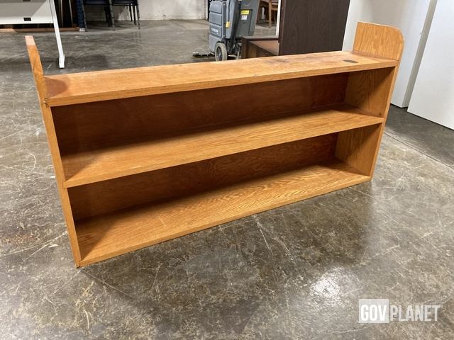 Solid Oak Wood Bookcase Bookshelf Book Shelf Shelving Home Office ...