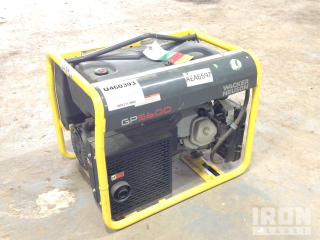2017 Wacker Neuson GP5600A Skid-Mounted Portable Generator Set in ...