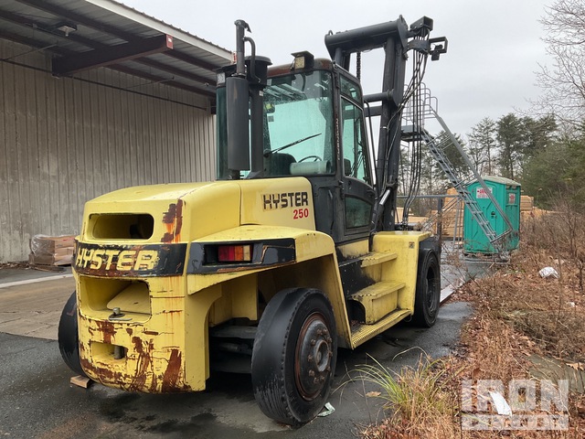 2004 Hyster 250HD 11600 lb Diesel Pneumatic Tire Forklift in North East ...