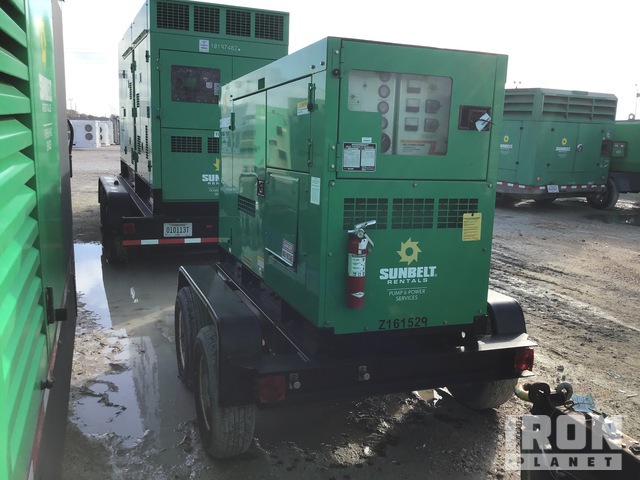 2007 MQ Power DCA70SSI 70 kVA Mobile Generator Set in Angleton, Texas ...
