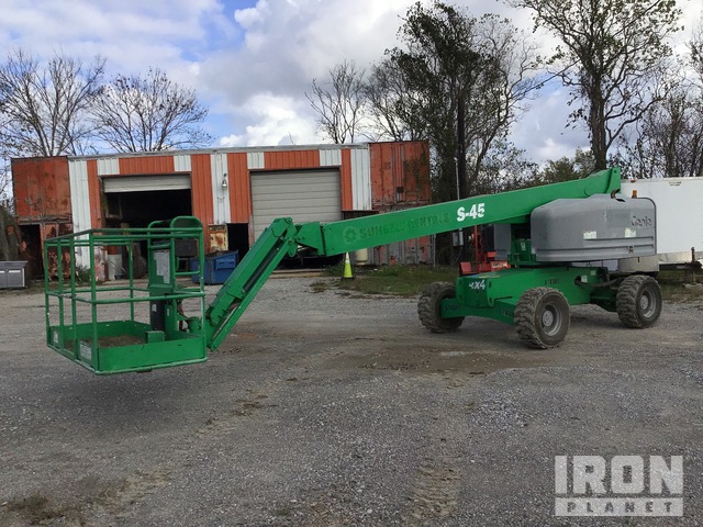 2014 Genie S45 4WD Diesel Telescopic Boom Lift in Morgan City ...