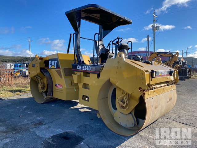 2003 Cat CB-534DXW Double Drum Roller in Jerseyside, Newfoundland and ...
