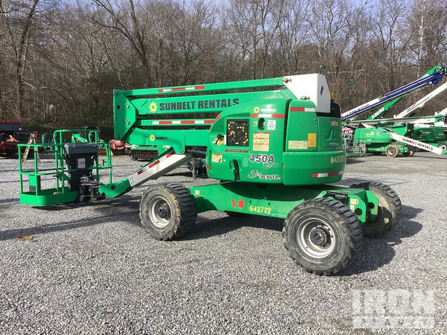 2014 JLG 450A Series II 4WD Diesel Articulating Boom Lift in Glen Allen ...