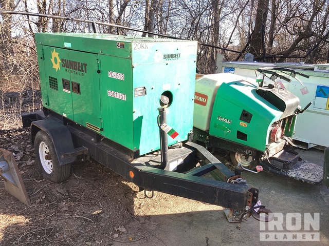 2013 Multiquip DCA-25SSIU3 20 kW Mobile Generator Set in Woburn ...