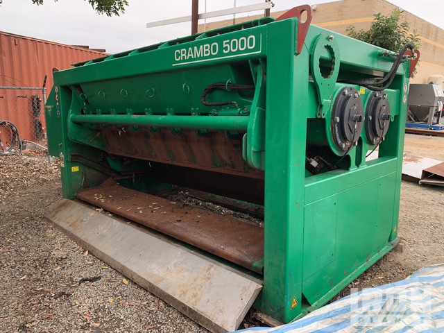 2011 Komptech Crambo 5000E Skid-Mounted Electric Horizontal Grinder in ...