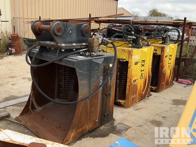 Quantity of (3) REMU EX140 45 in Excavator Screening Buckets - Fits Cat ...