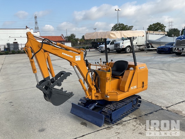 1981 Komatsu PC05 Mini Excavator in Marrero, Louisiana, United States ...