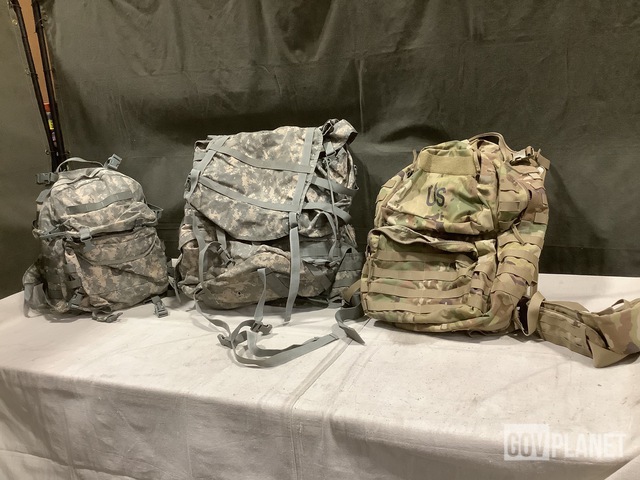 Surplus (2) Rifleman Sets, (2) Field Pack Sets, (1) Rucksack Set ...