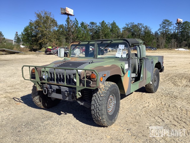 Surplus 1997 AM General M1097A2 HMMWV 2 Door Soft Top w/Truck Body in ...