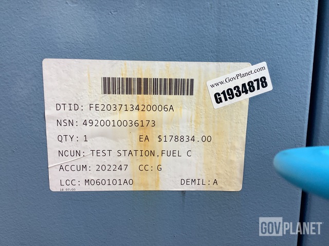 Surplus Advanced Technology & Testing 50173B Fuel Control System Test ...