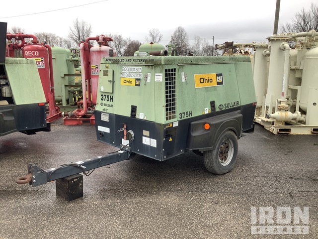 2010 Sullair 375HAF 375 cfm Mobile Air Compressor in Louisville ...