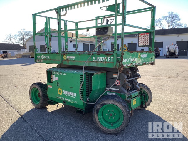 2017 Skyjack SJ6826 RT Scissor Lift in North Syracuse, New York, United ...
