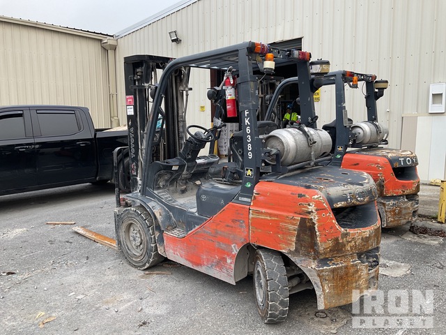 2007 Toyota 8FGU30 5620 lb Pneumatic Tire Forklift in New Orleans ...