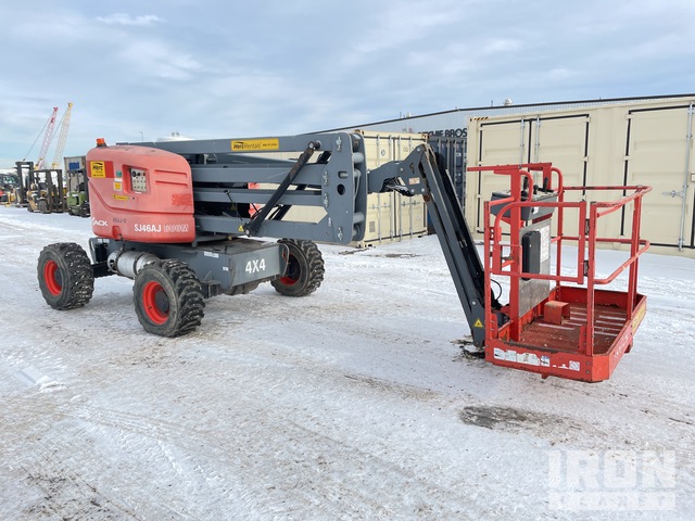 2014 Skyjack SJ46AJ 4WD Dual Fuel Articulating Boom Lift in Bolton ...