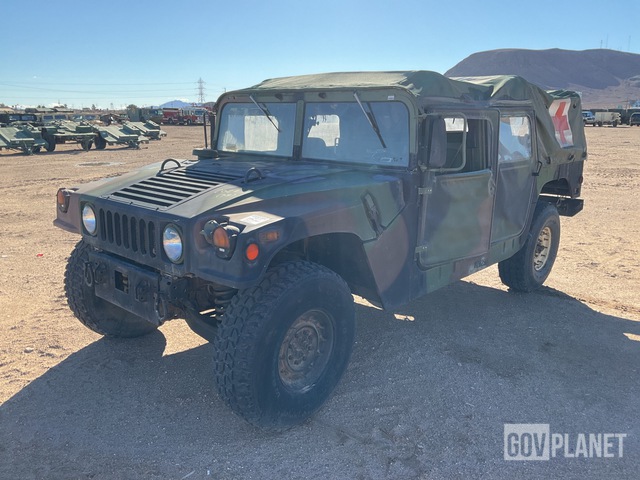 Surplus 2002 AM General M1035A2 HMMWV 4 Door Soft Top w/Truck Body in ...