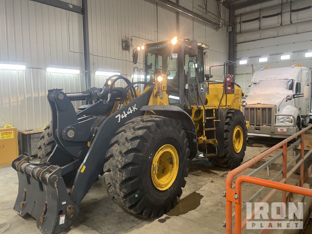 John Deere 744K Wheel Loader in Nisku, Alberta, Canada (IronPlanet Item ...