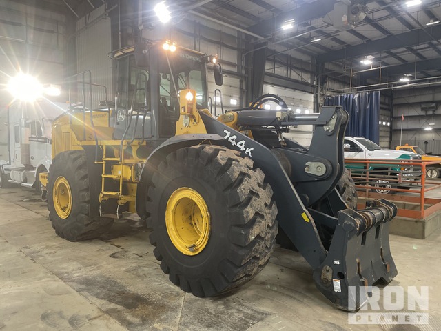 John Deere 744K Wheel Loader in Nisku, Alberta, Canada (IronPlanet Item ...