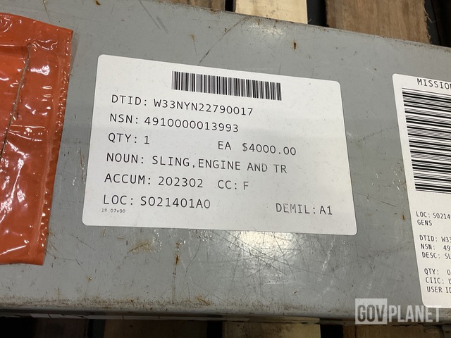 Gray Automotive OTC-1850SPX Engine & Transmission Sling in Chambersburg ...