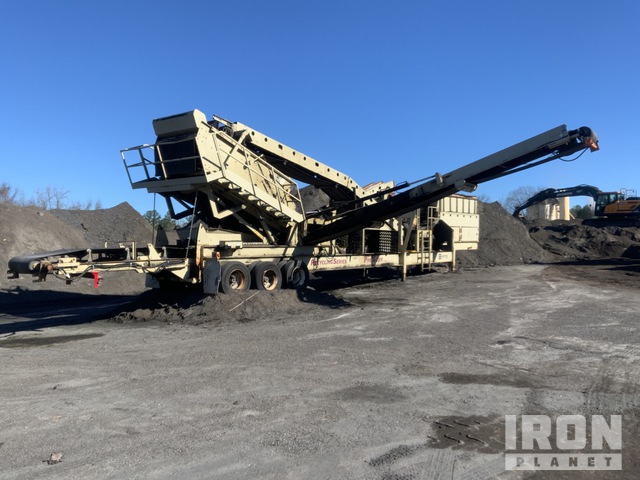 2007 Telsmith 2421 HSI Portable Closed Circuit Impact Crusher Plant in ...