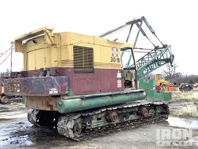 Bucyrus Erie 30-B Lattice-Boom Crawler Crane in Indianapolis, Indiana ...