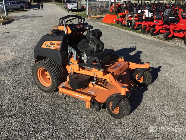 2021 (unverified) Scag SRVII-61V-37BV-EFI V-Ride Stand-On Lawn Mower in ...